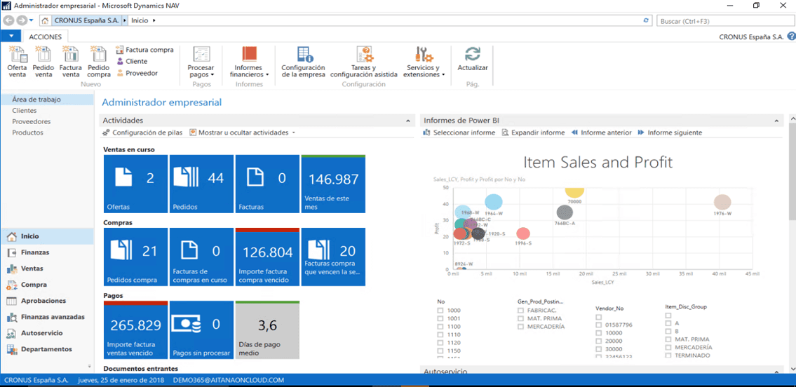 Evolución de Navision a Dynamics 365 Business Central